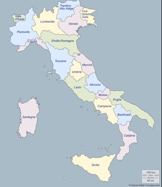 1.17: Italian Regions and Cities – Le regioni e le città italiane ...