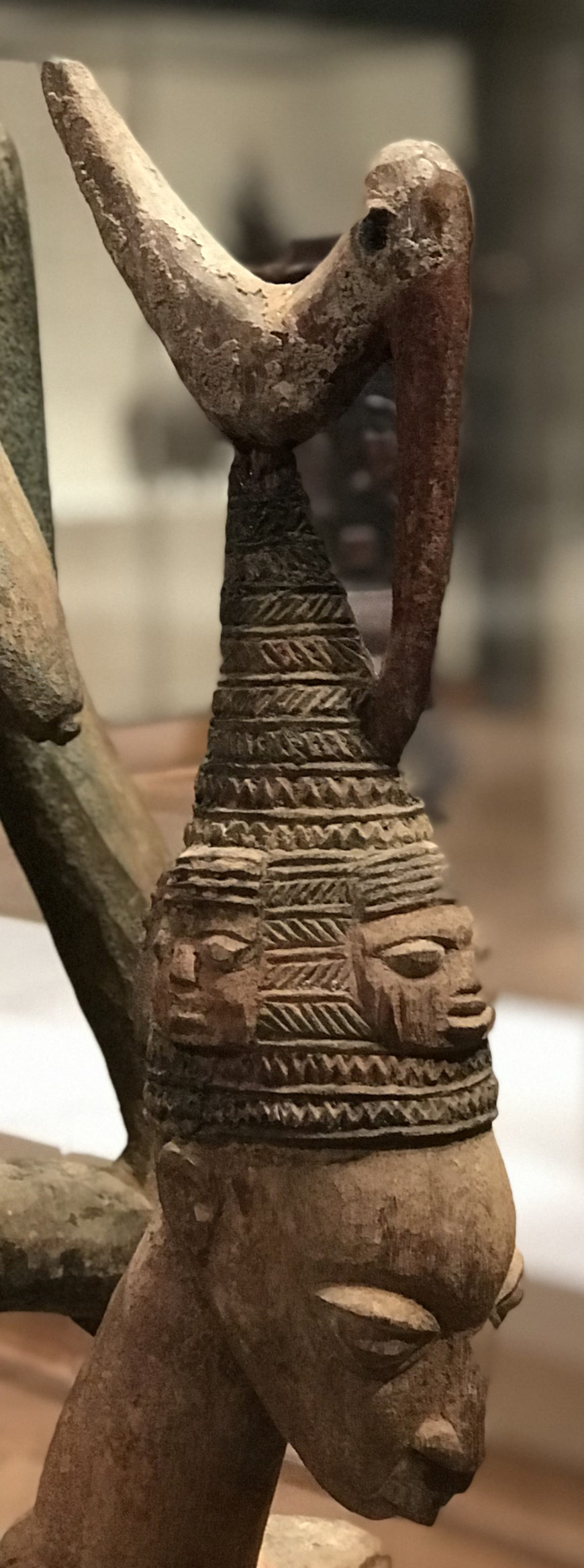 1.6.13: Olowe of Ise, Veranda Post of Enthroned King and Senior Wife ...